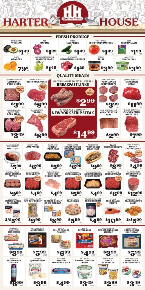 Harter House Weekly Ad Sep 10 – Sep 16, 2025