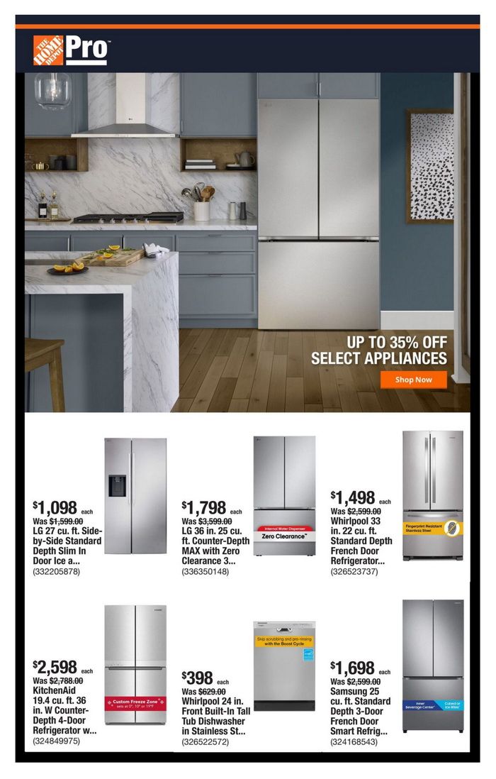 Home Depot Pro Weekly Ad Sep 01 – Sep 08, 2025