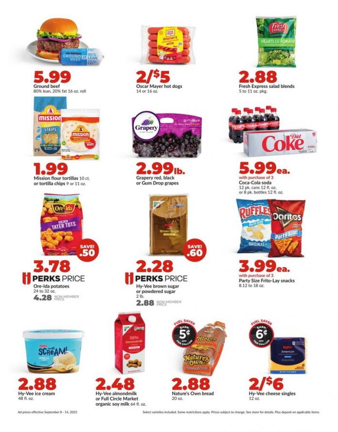Hy-Vee Weekly Ad Sep 08 – Sep 14, 2025