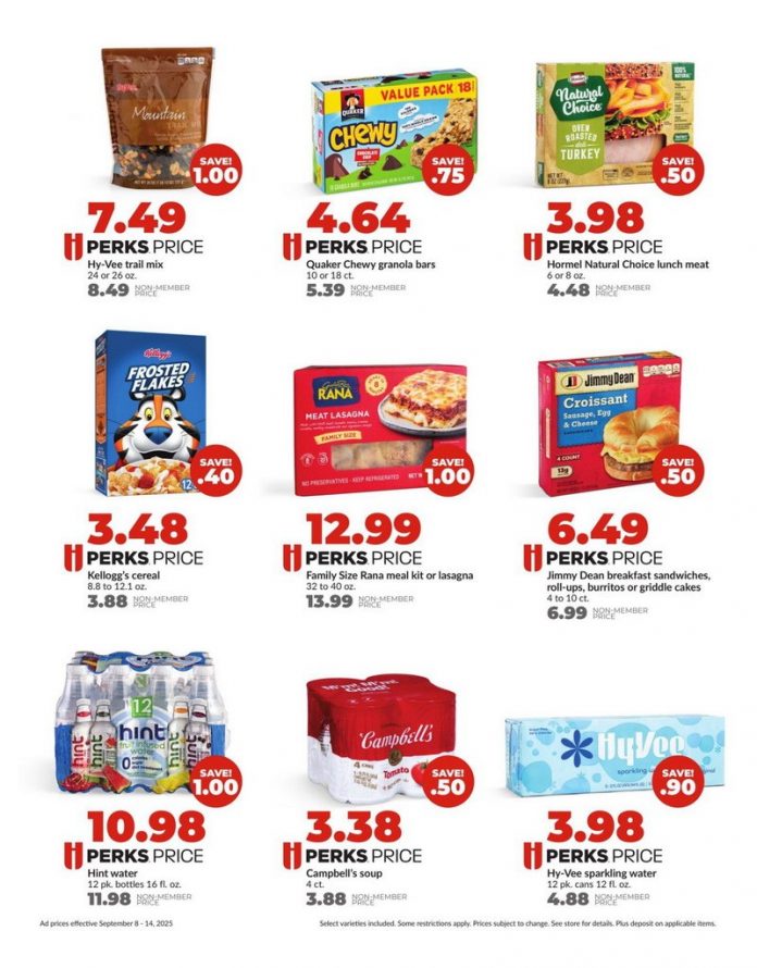 Hy-Vee Weekly Ad Sep 08 – Sep 14, 2025