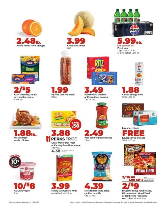 Hy-Vee Weekly Ad Sep 22 – Sep 28, 2025