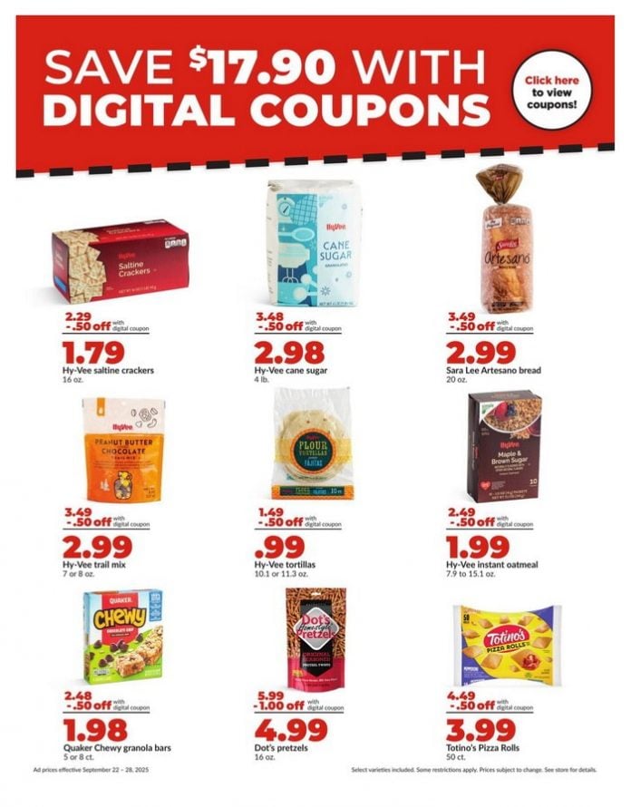 Hy-Vee Weekly Ad Sep 22 – Sep 28, 2025