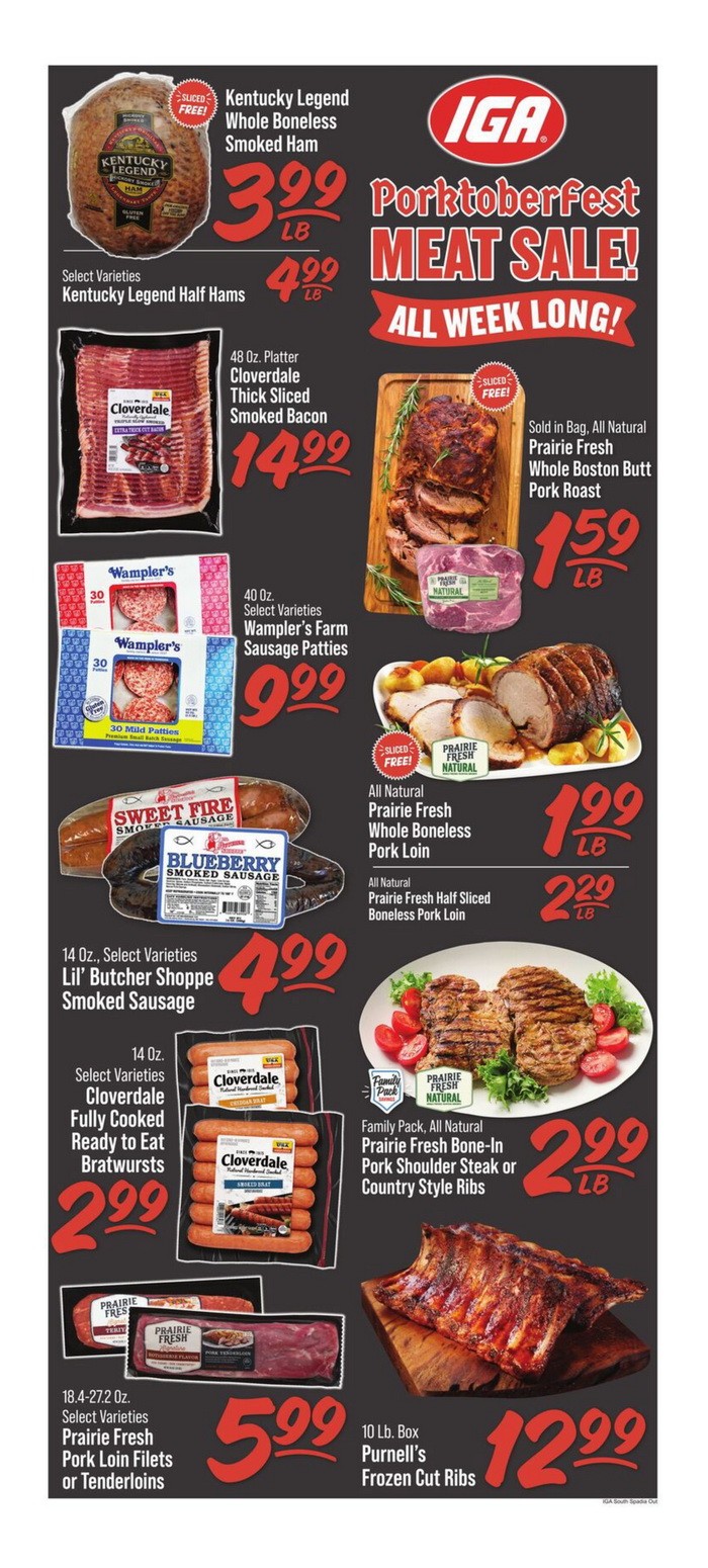 IGA Weekly Ad Oct 01 – Oct 07, 2025