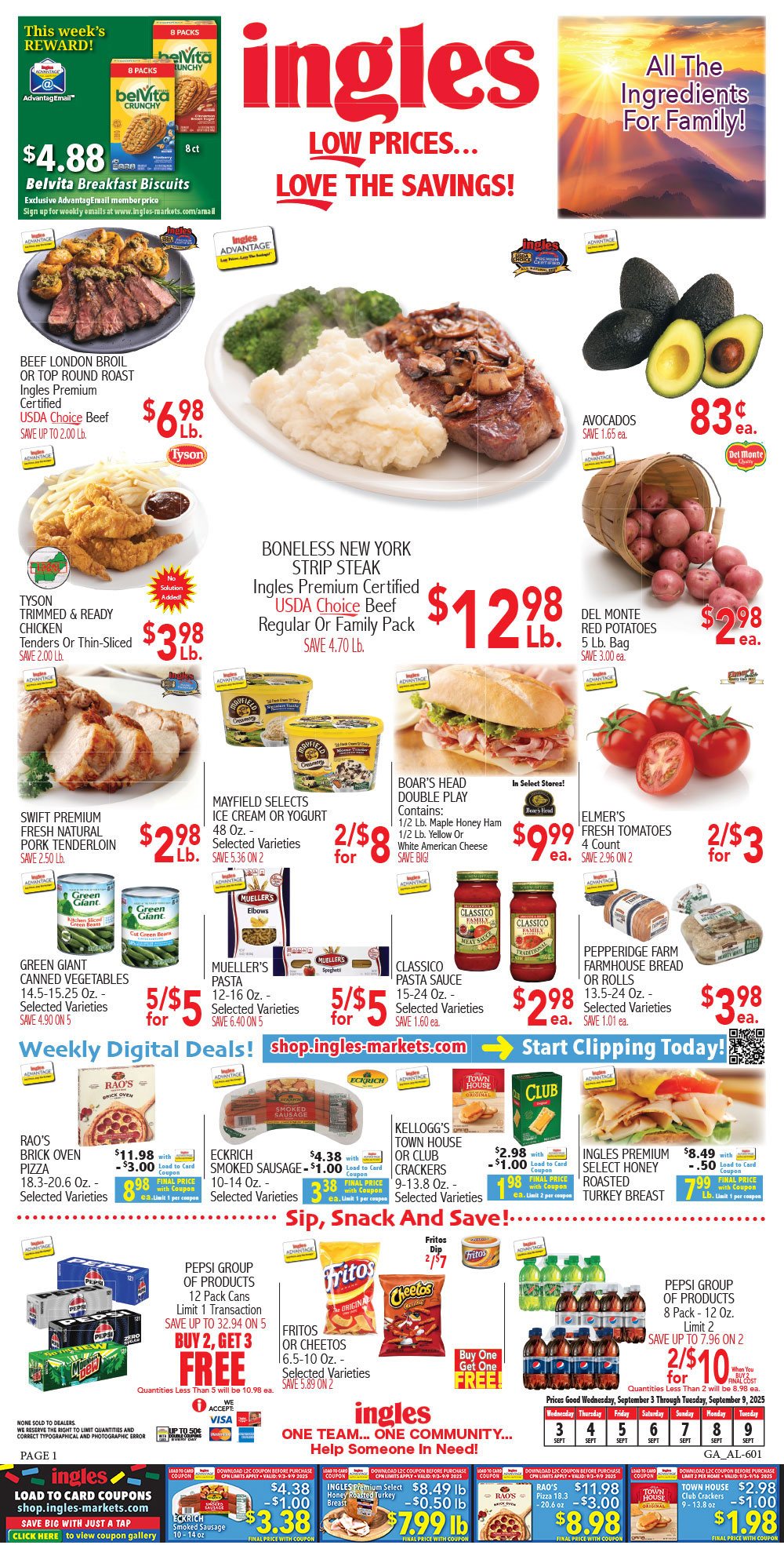 Ingles Weekly Ad Sep 03 – Sep 09, 2025