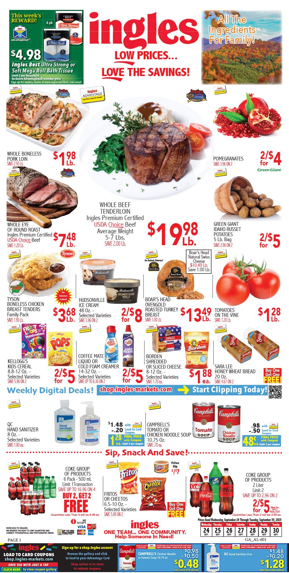 Ingles Weekly Ad Sep 24 – Sep 30, 2025