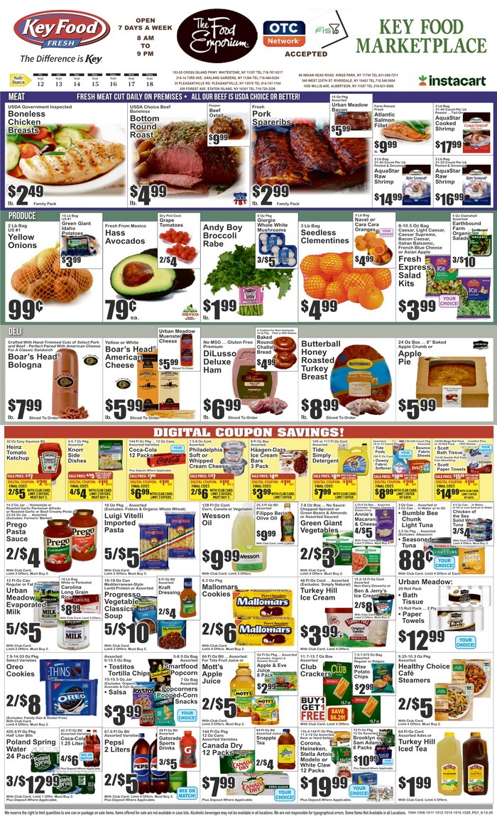 Key Food Weekly Ad Sep 12 – Sep 18, 2025
