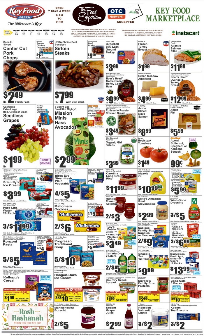 Key Food Weekly Ad Sep 19 – Sep 25, 2025