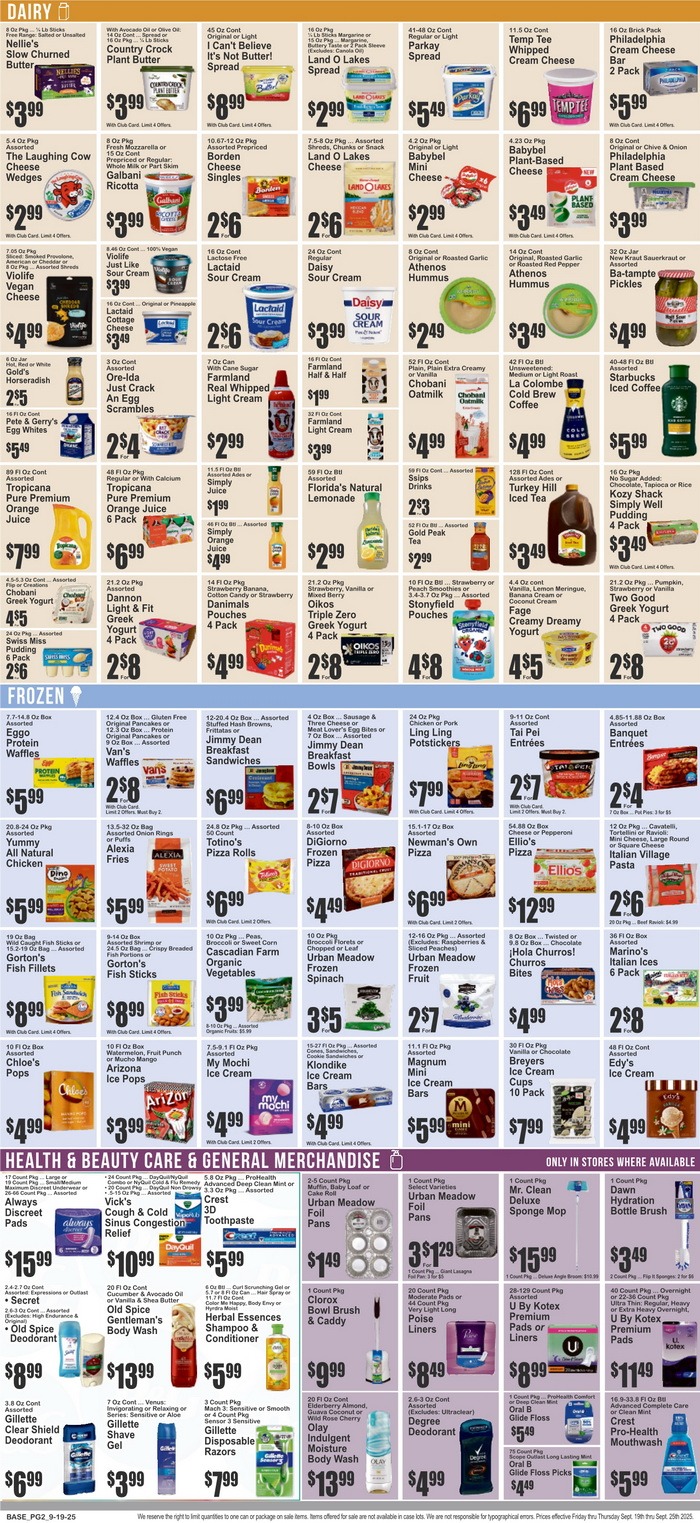 Key Food Weekly Ad Sep 19 – Sep 25, 2025
