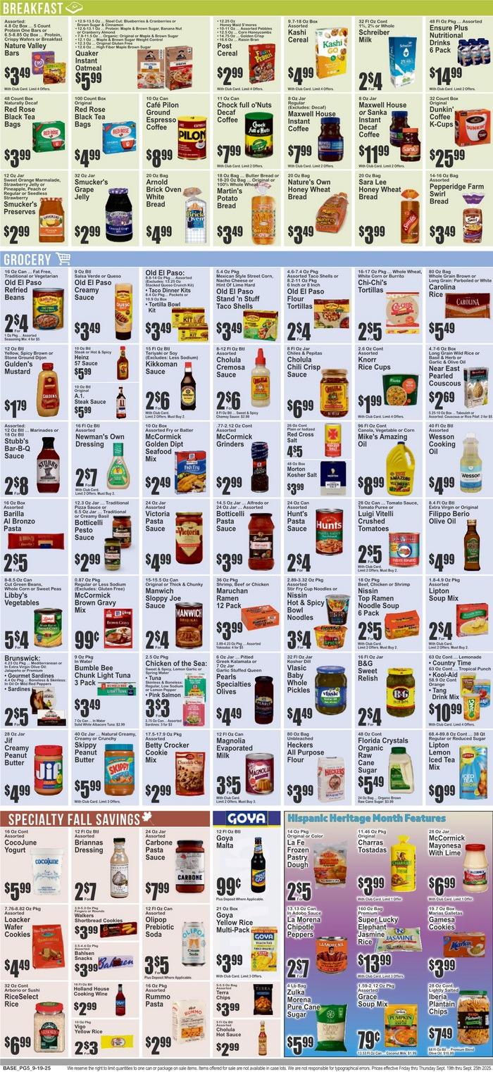Key Food Weekly Ad Sep 19 – Sep 25, 2025