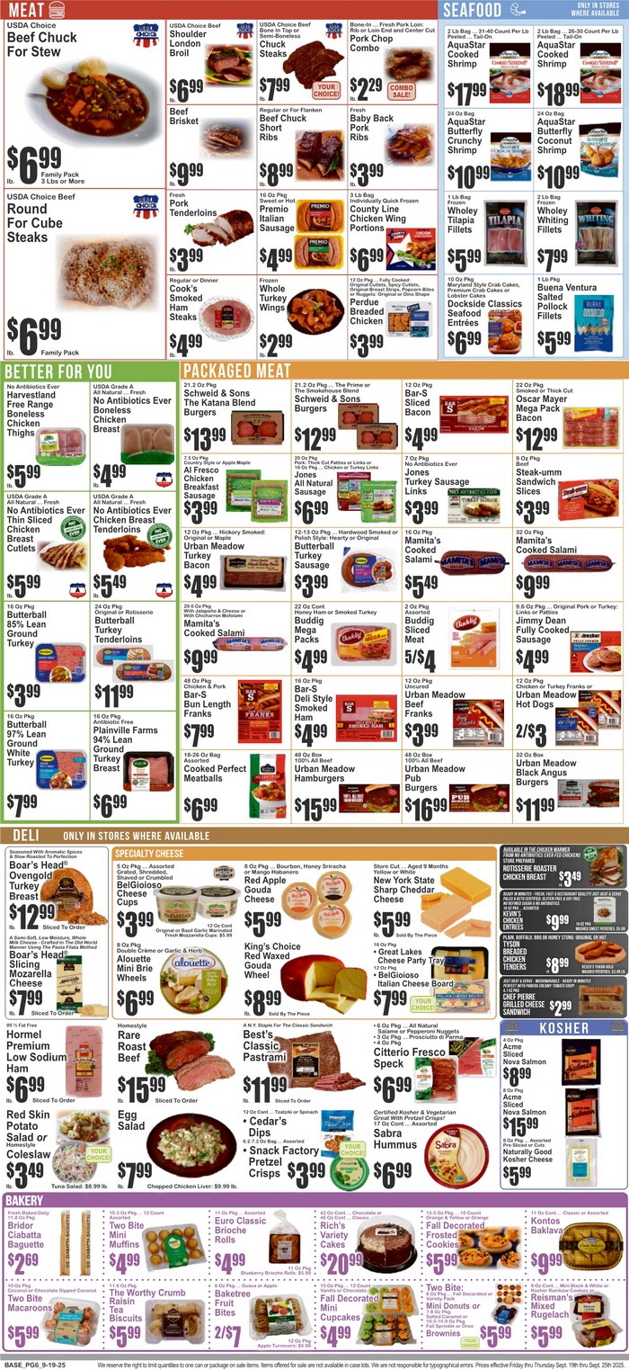 Key Food Weekly Ad Sep 19 – Sep 25, 2025