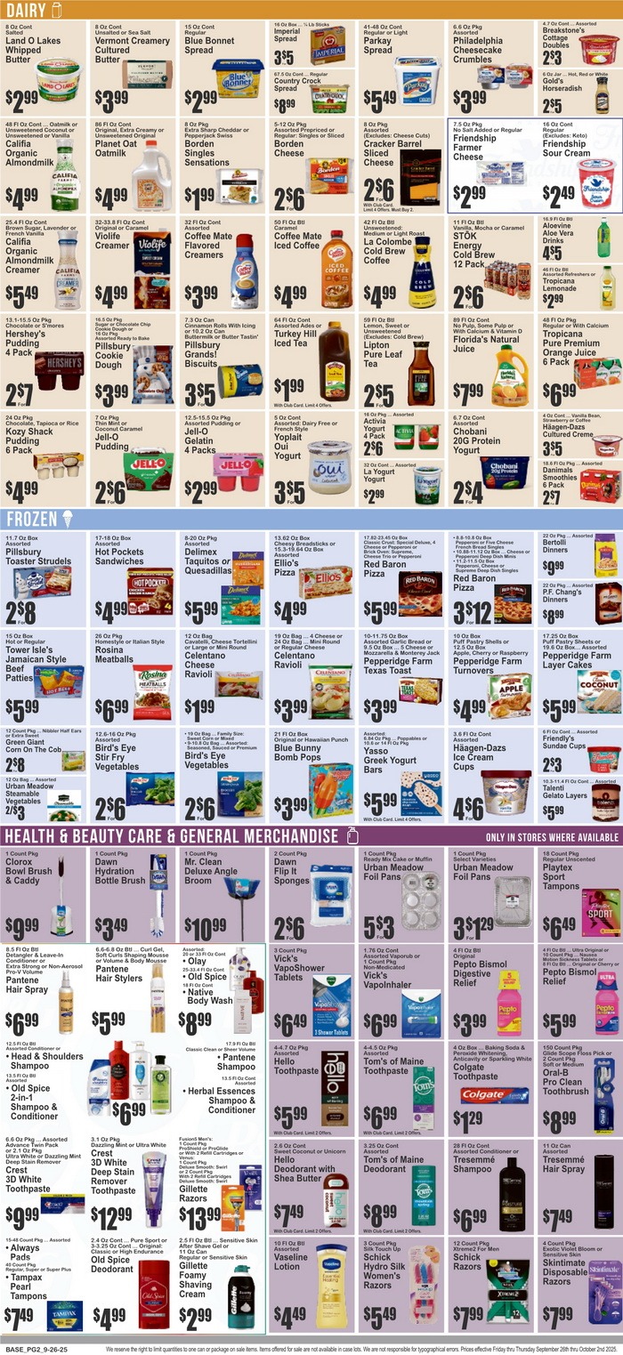 Key Food Weekly Ad Sep 26 – Oct 02, 2025
