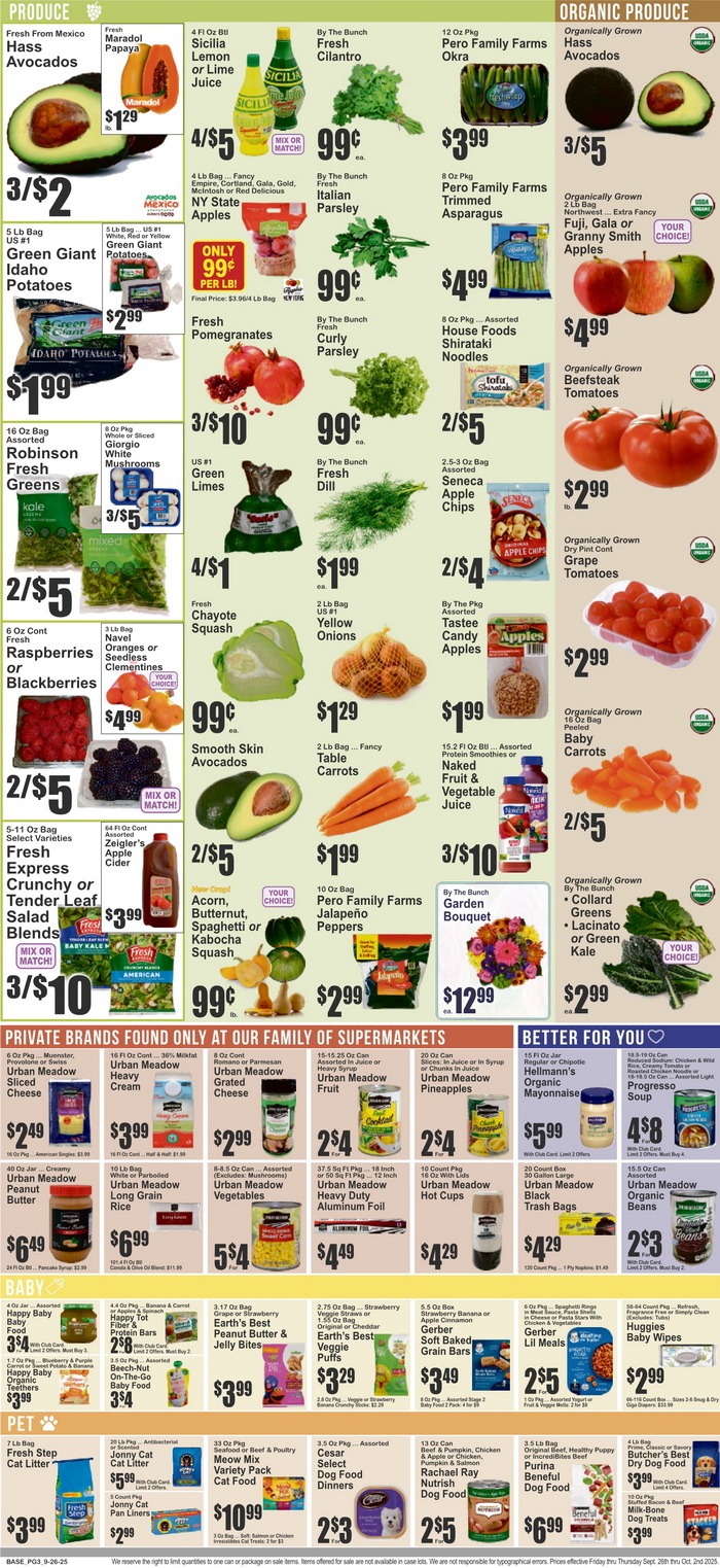 Key Food Weekly Ad Sep 26 – Oct 02, 2025