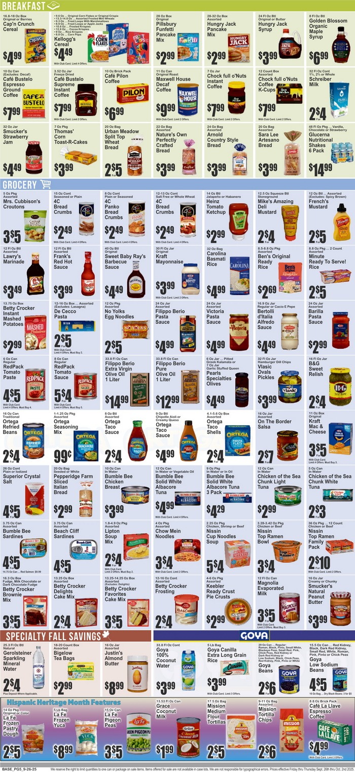 Key Food Weekly Ad Sep 26 – Oct 02, 2025