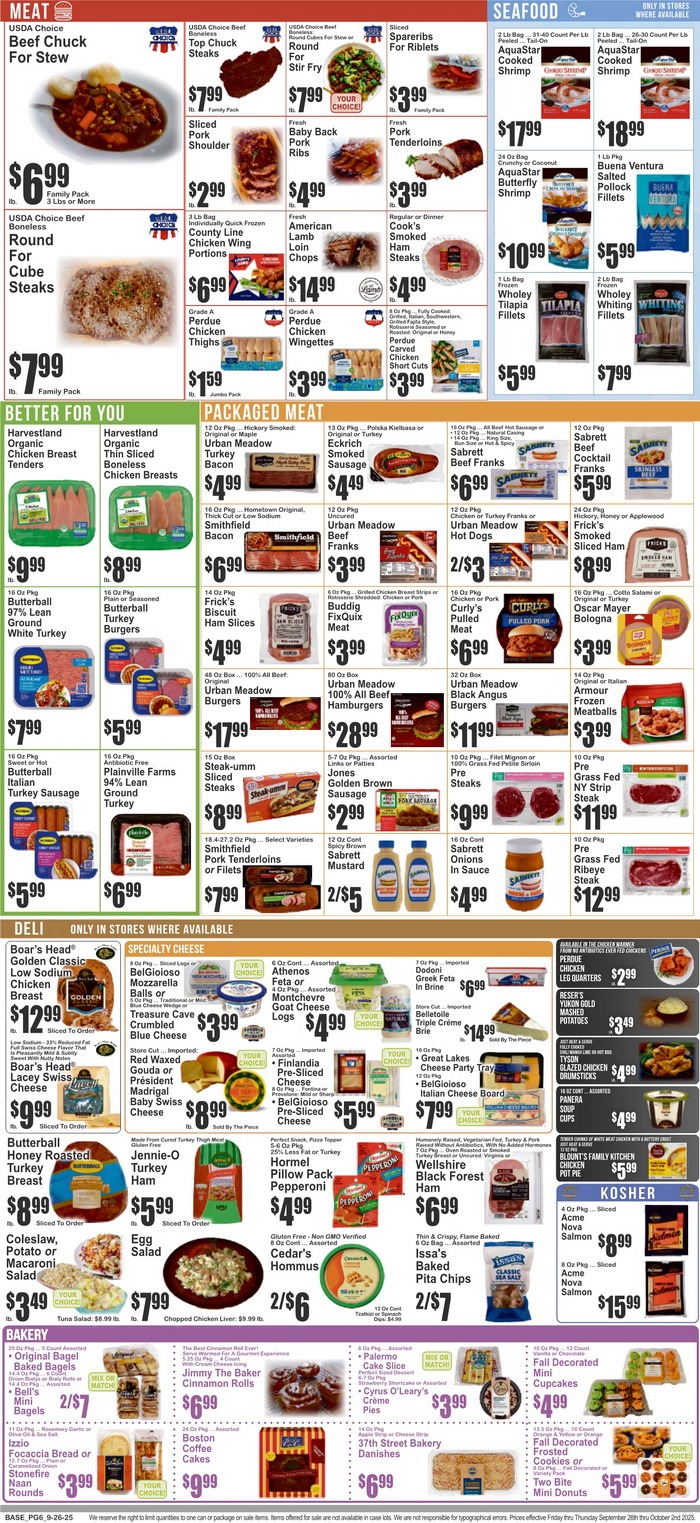 Key Food Weekly Ad Sep 26 – Oct 02, 2025