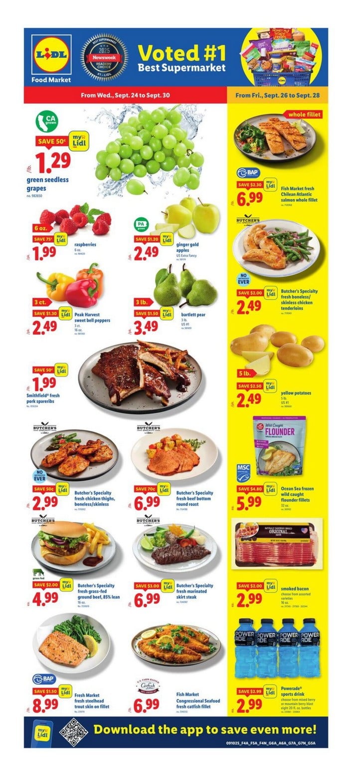 Lidl Weekly Ad Sep 24 – Sep 30, 2025