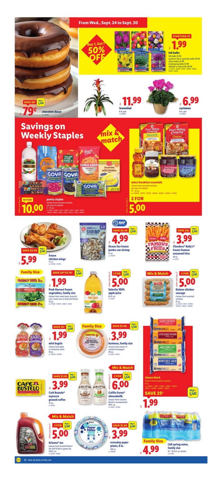 Lidl Weekly Ad Sep 24 – Sep 30, 2025