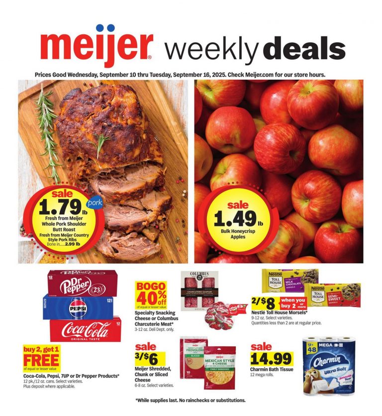 Meijer Weekly Ad Sep 10 – Sep 16, 2025