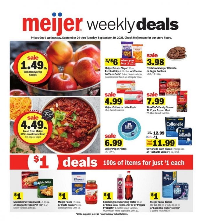 Meijer Weekly Ad Sep 24 – Sep 30, 2025