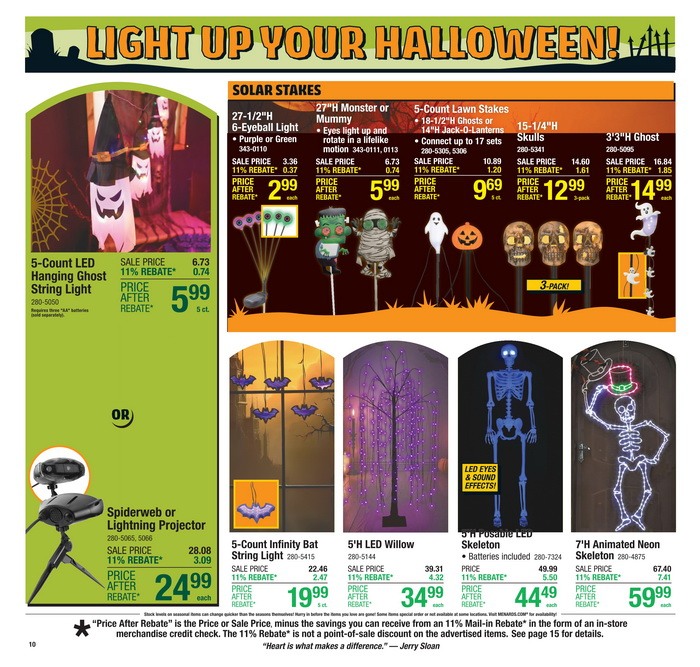 Menards Weekly Ad Sep 11 – Sep 21, 2025 (Halloween Promotion Included)