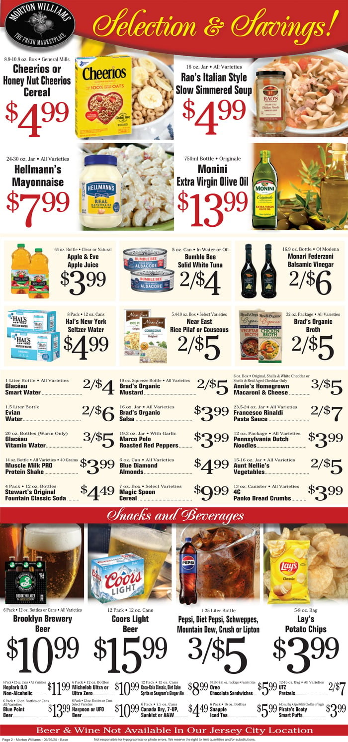 Morton Williams Weekly Ad Sep 26 – Oct 02, 2025