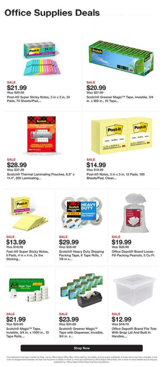 Office Depot Weekly Ad Sep 15 – Sep 21, 2025