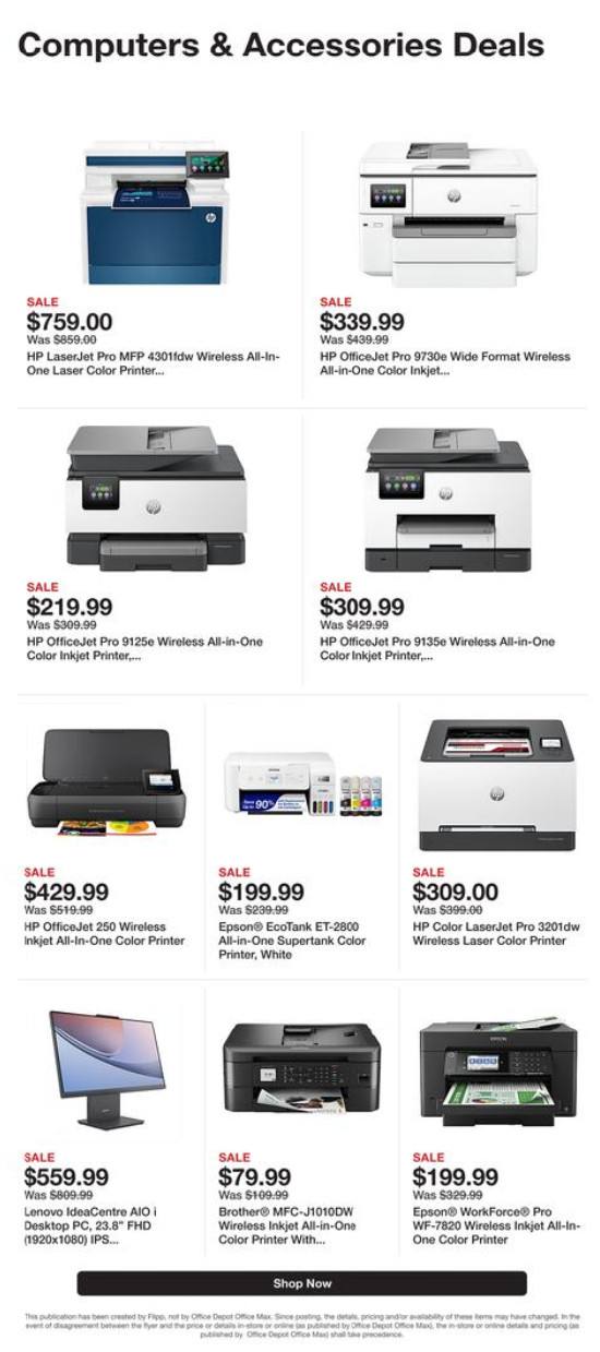 Office Depot Weekly Ad Sep 22 – Sep 28, 2025