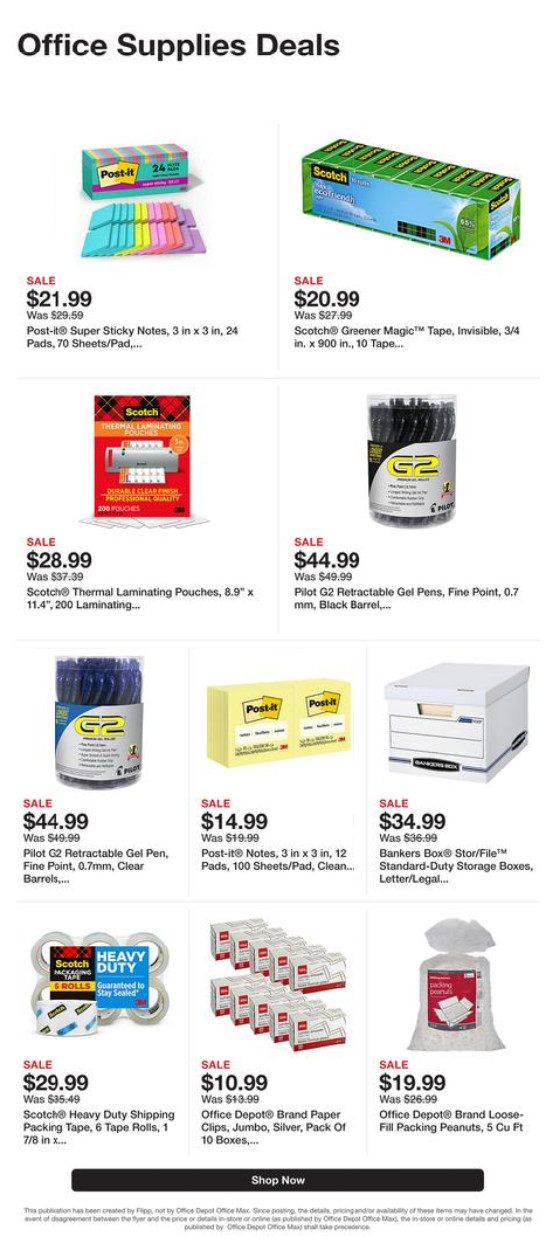 Office Depot Weekly Ad Sep 22 – Sep 28, 2025