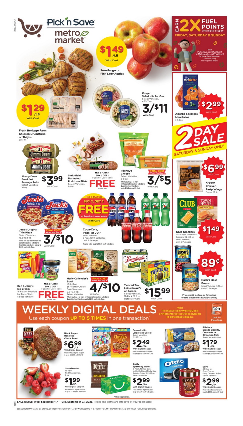 Pick 'n Save Weekly Ad Sep 17 – Sep 23, 2025 (Halloween Promotion Included)