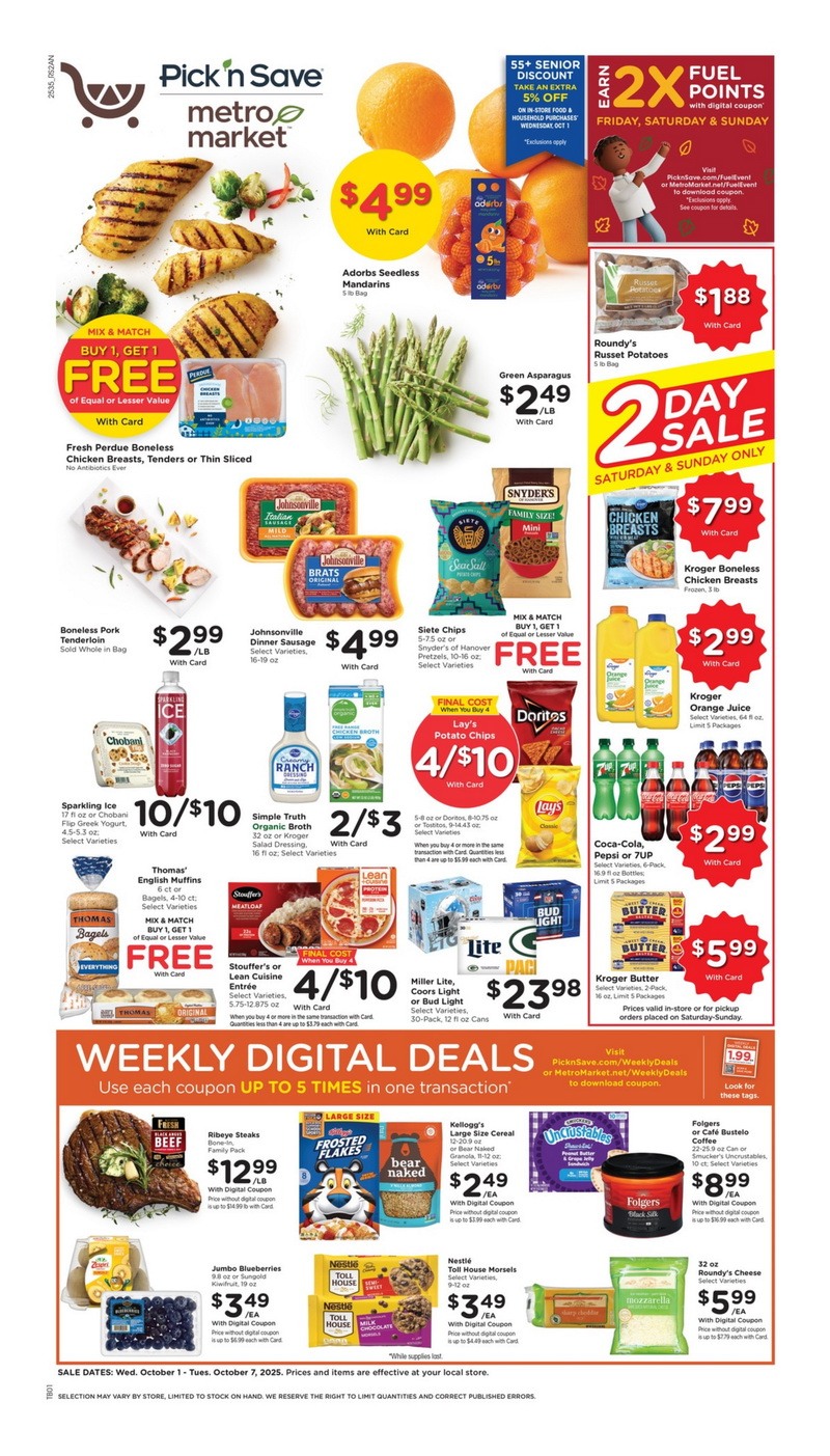 Pick 'n Save Weekly Ad Oct 01 – Oct 07, 2025 (Halloween Promotion Included)