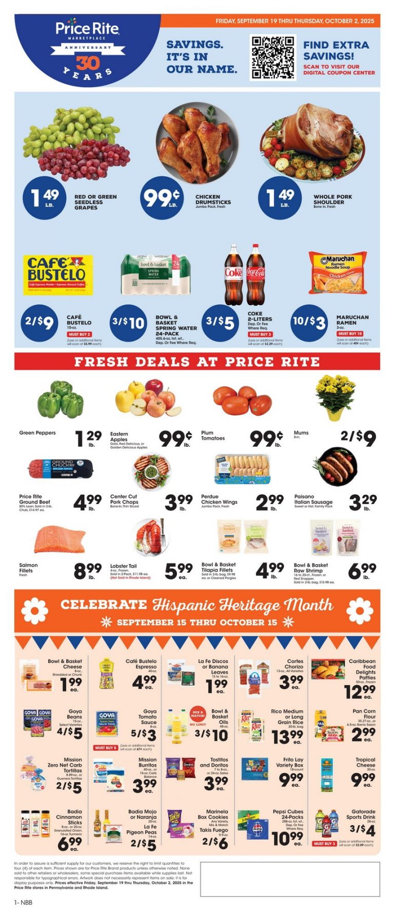 Price Rite Weekly Ad Sep 19 – Oct 02, 2025