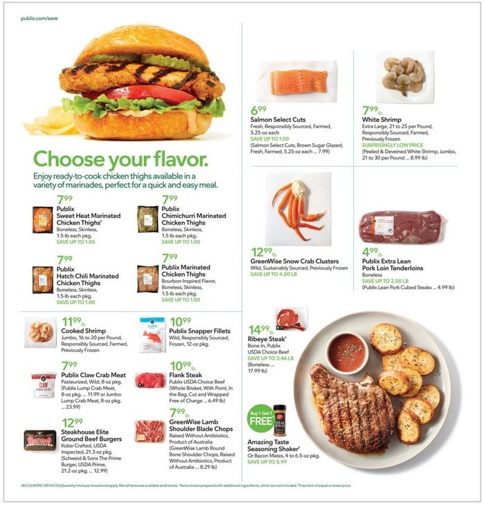 Publix Weekly Ad Sep 24 – Sep 30, 2025