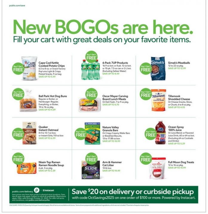 Publix Weekly Ad Oct 01 – Oct 07, 2025