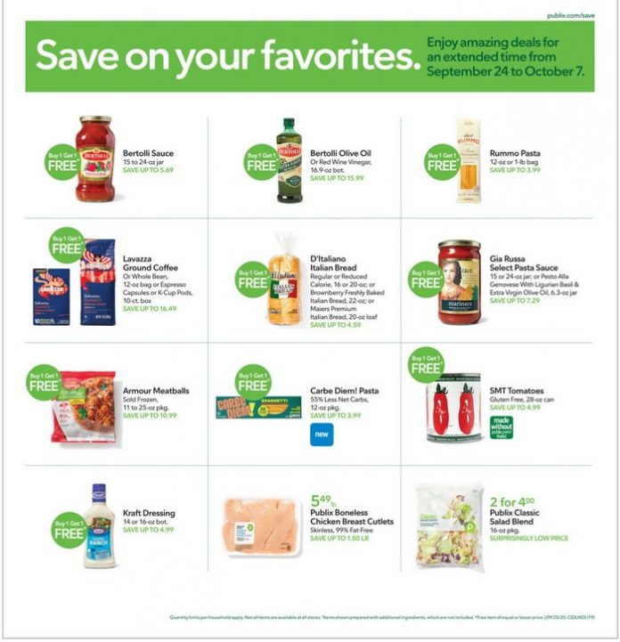 Publix Weekly Ad Oct 01 – Oct 07, 2025