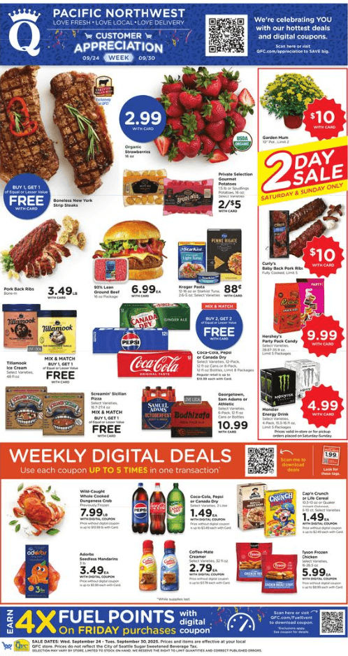 QFC Weekly Ad Sep 24 – Sep 30, 2025 (Halloween Promotion Included)