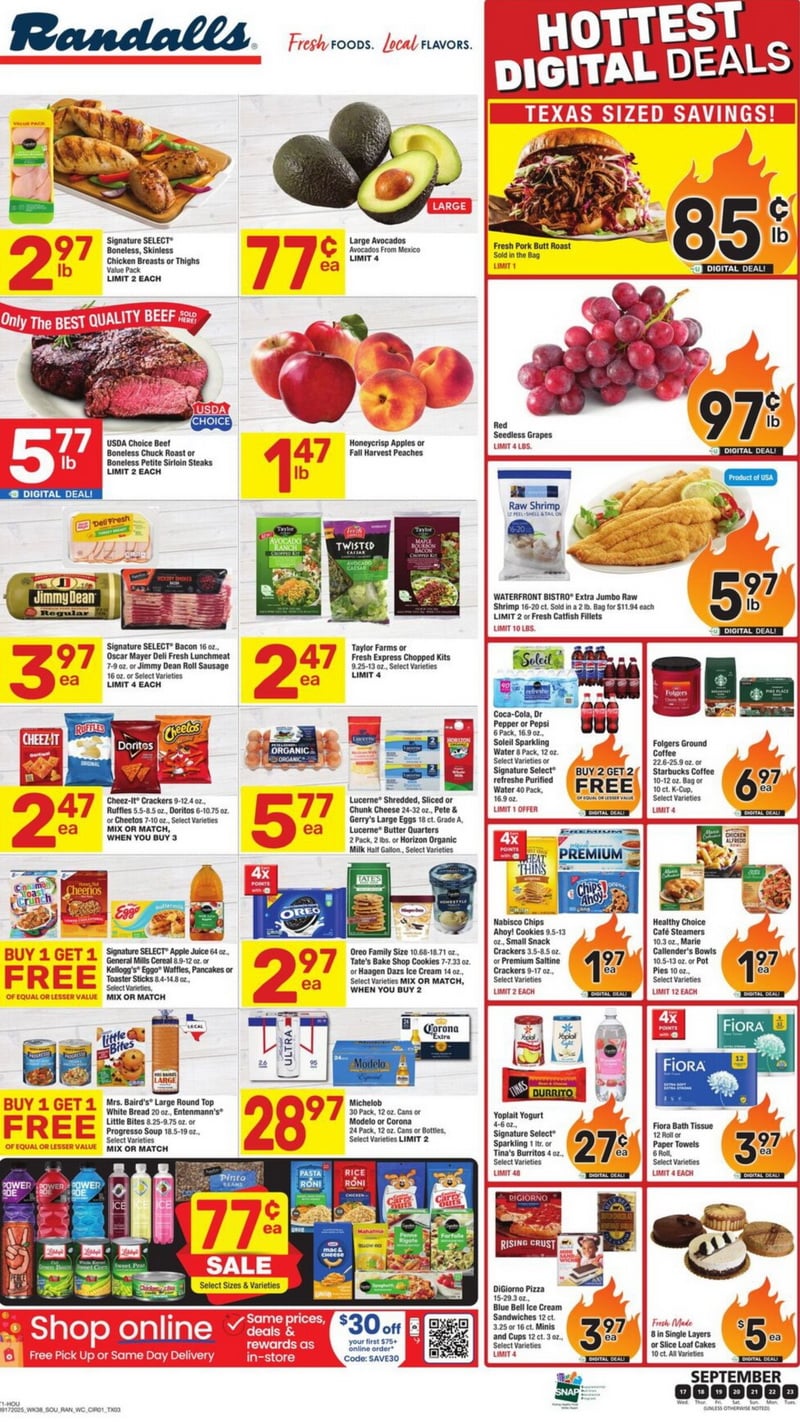 Randalls Weekly Ad Sep 17 – Sep 23, 2025