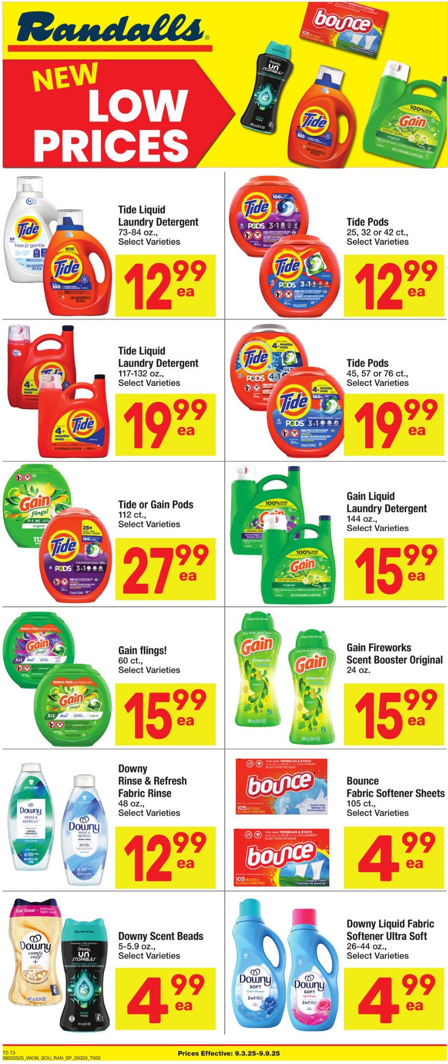 Randalls Weekly Ad Sep 03 – Sep 09, 2025