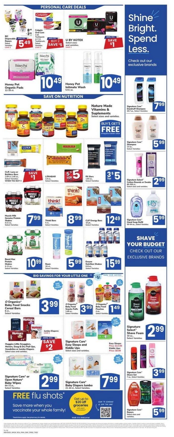 Randalls Weekly Ad Sep 24 – Sep 30, 2025