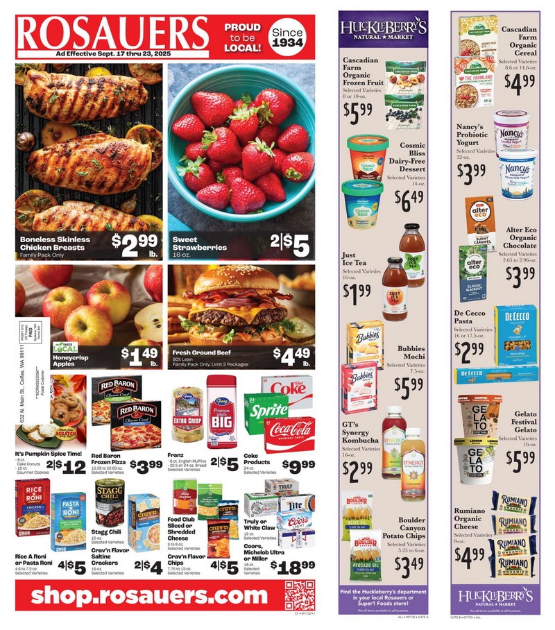 Rosauers Weekly Ad Sep 17 – Sep 23, 2025
