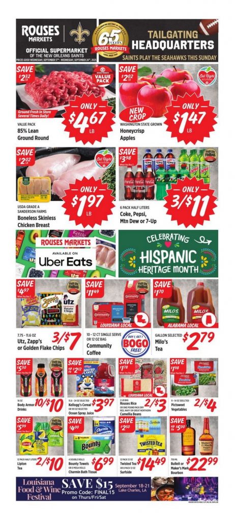 Rouses Weekly Ad Sep 17 – Sep 24, 2025