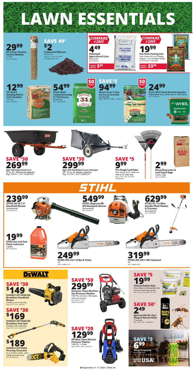 Rural King Weekly Ad Sep 04 – Sep 17, 2025