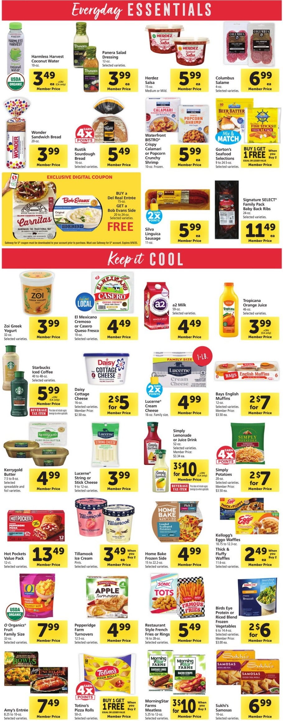 Safeway Weekly Ad Sep 03 – Sep 09, 2025