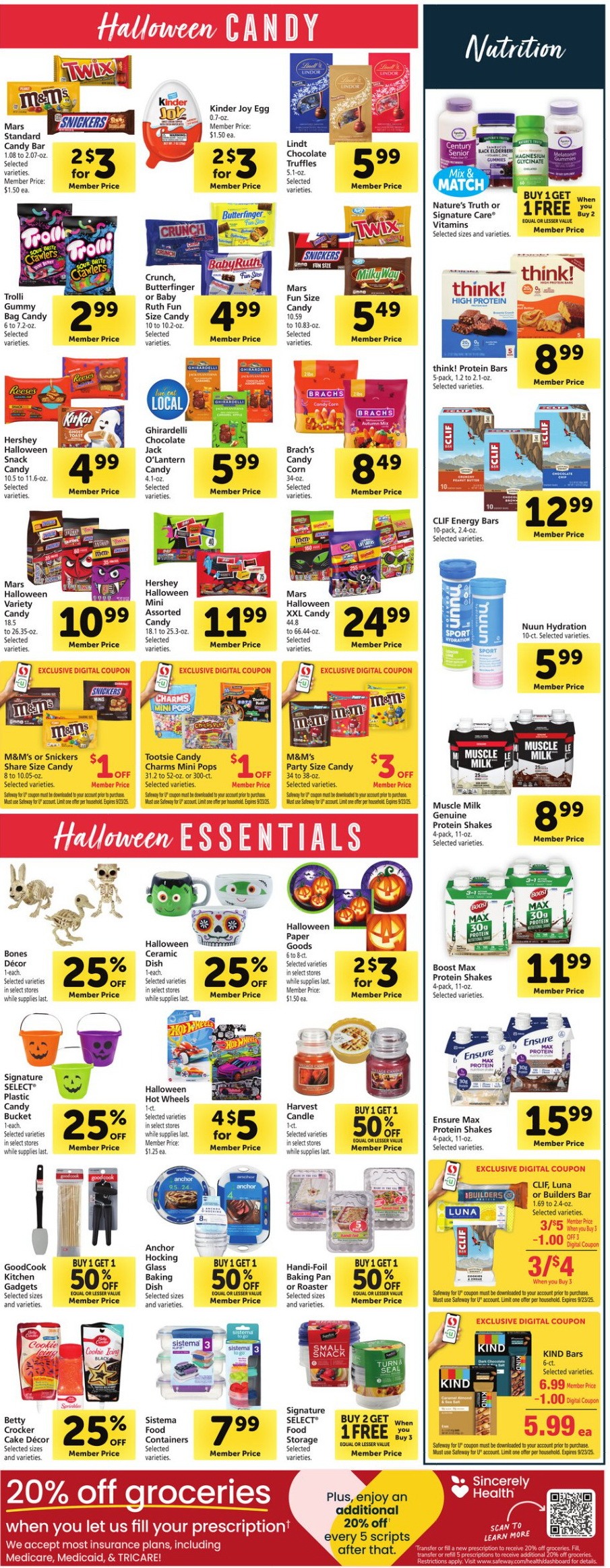 Safeway Weekly Ad Sep 17 – Sep 23, 2025