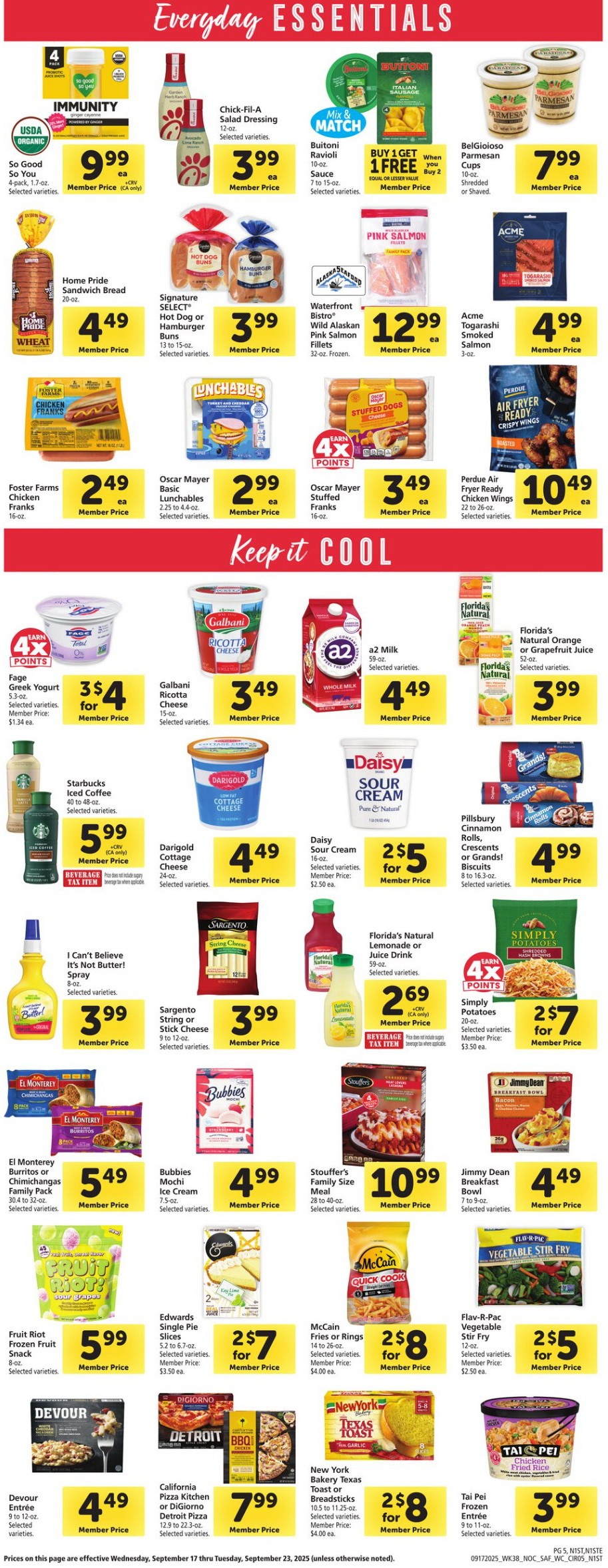 Safeway Weekly Ad Sep 17 – Sep 23, 2025