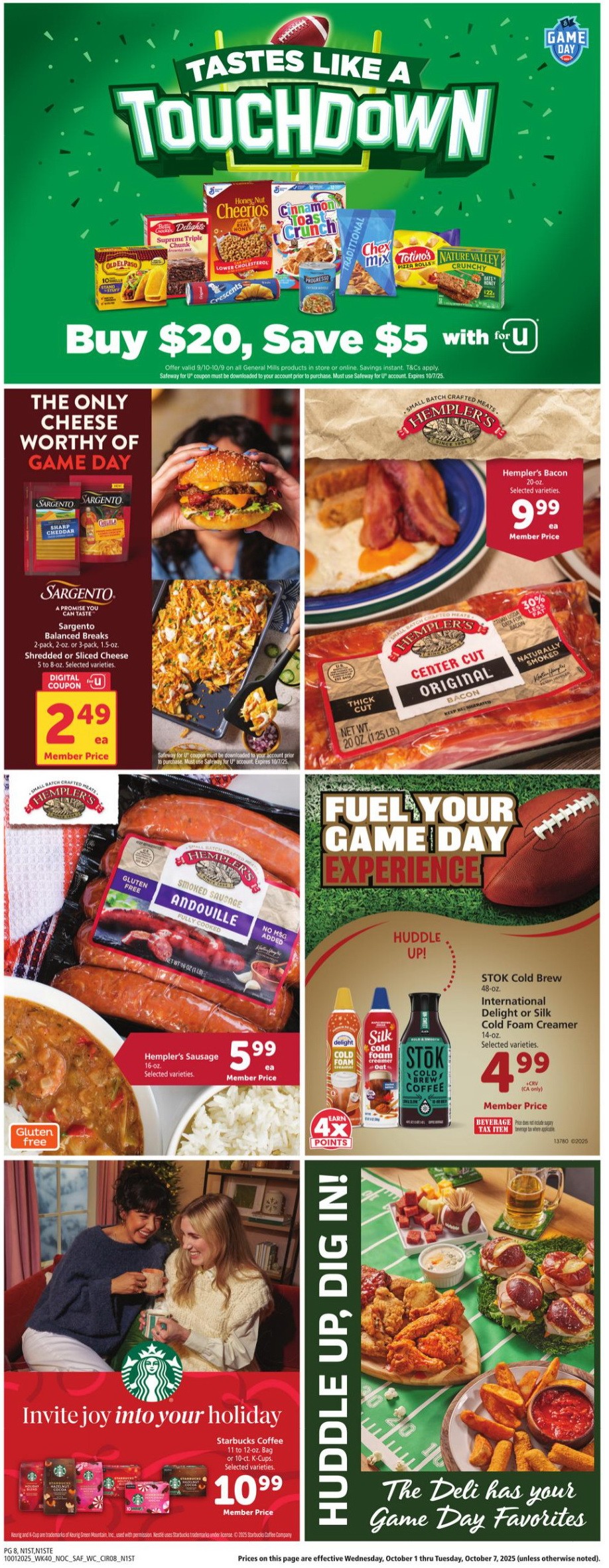 Safeway Weekly Ad Oct 01 – Oct 07, 2025