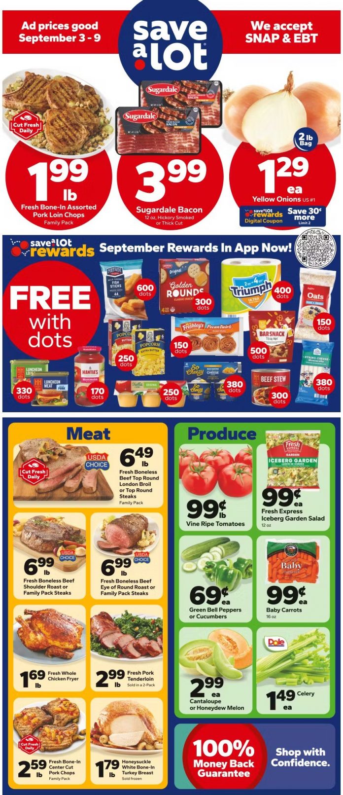 Save A Lot Weekly Ad Sep 03 – Sep 09, 2025