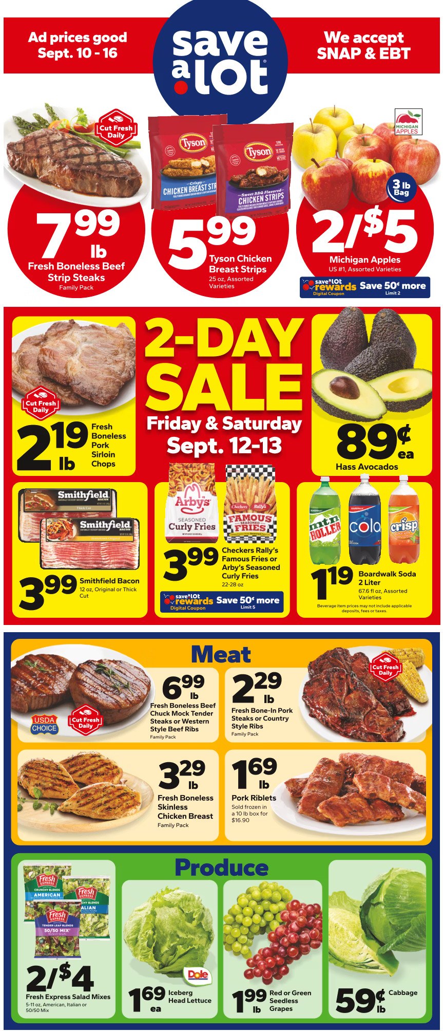 Save A Lot Weekly Ad Sep 10 – Sep 16, 2025
