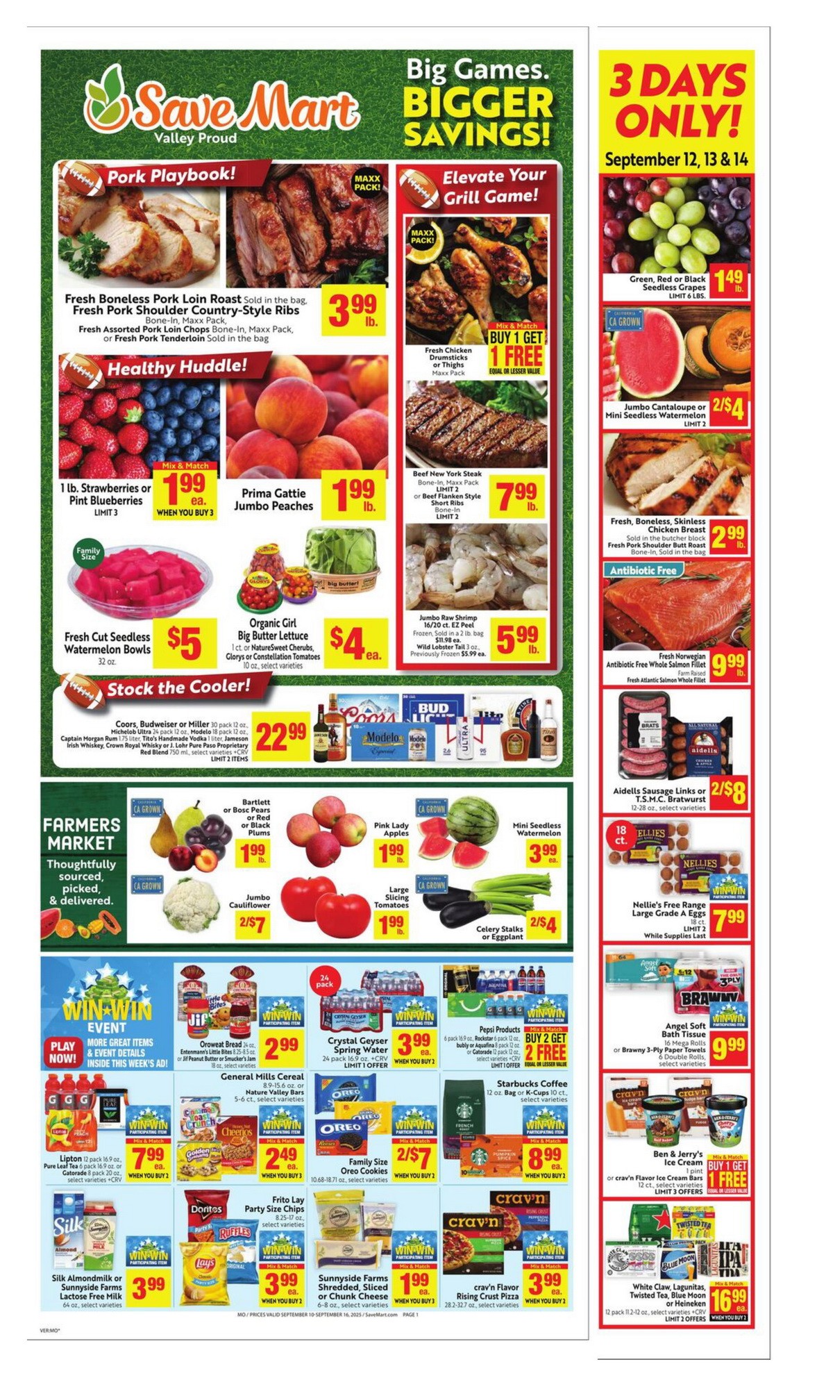 Save Mart Supermarkets Weekly Ad Sep 10 – Sep 16, 2025