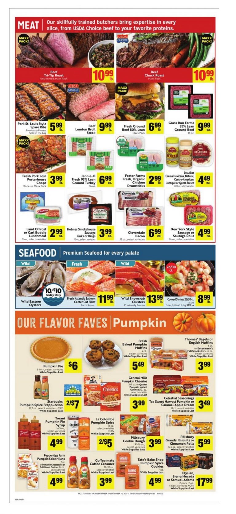 Save Mart Supermarkets Weekly Ad Sep 10 – Sep 16, 2025