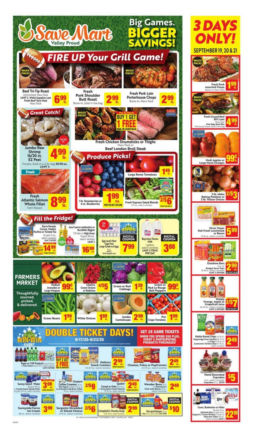 Save Mart Supermarkets Weekly Ad Sep 17 – Sep 23, 2025