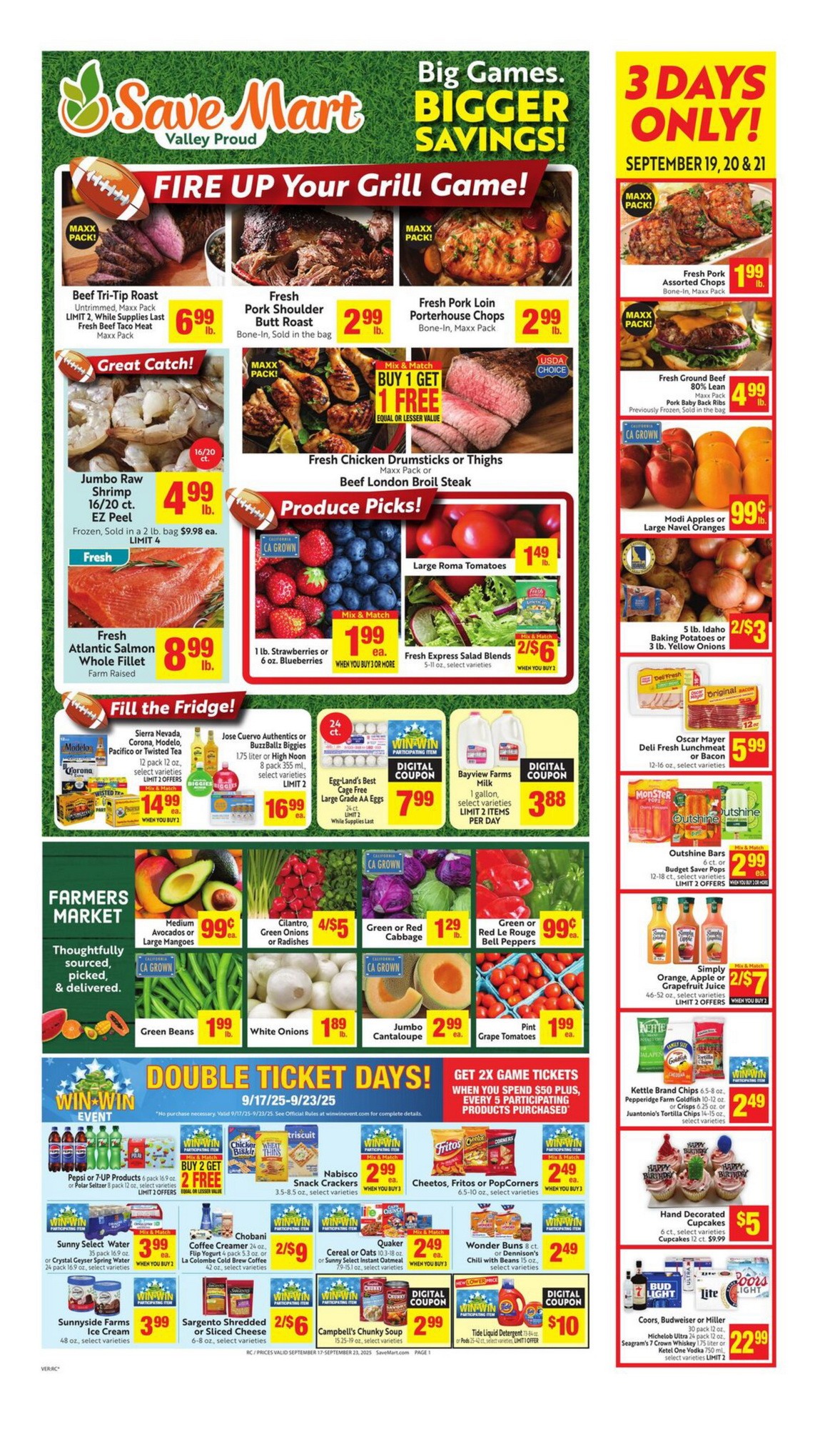 Save Mart Supermarkets Weekly Ad Sep 17 – Sep 23, 2025